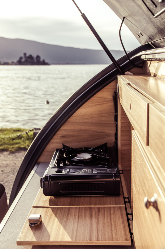 Caravane Teadrop Cocoon | Mini Caravane | Roots Évasion