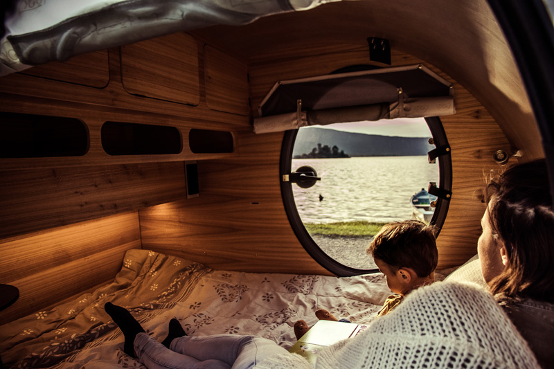 Caravane Teadrop Cocoon | Mini Caravane | Roots Évasion